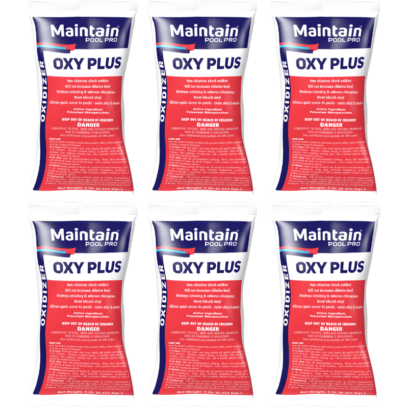 Oxy Shock Non-Chlorine Shock for Swimming Pools, 1 lb. Bag Bundle ...